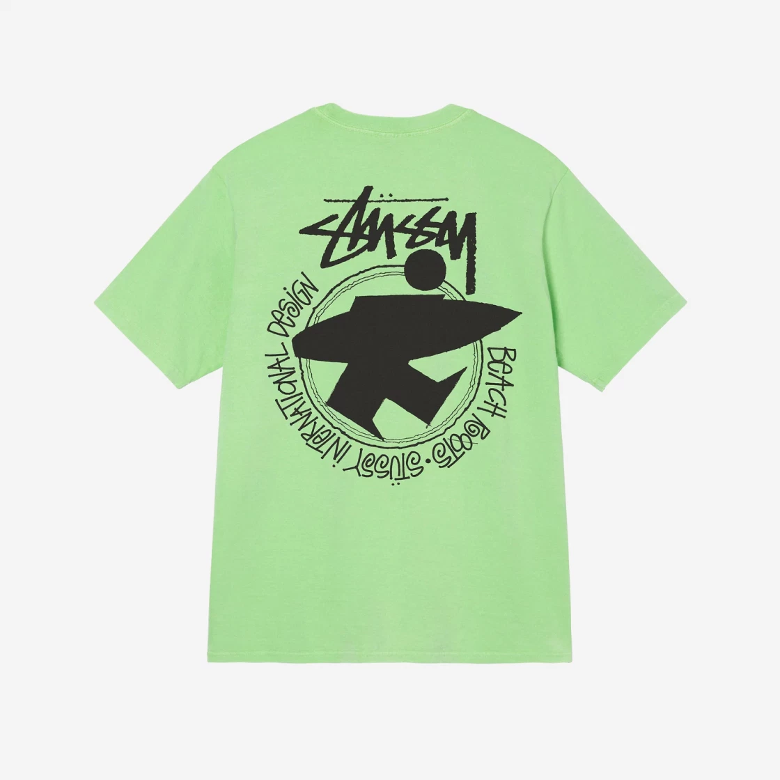 ช้อป Stussy Beach Roots T-Shirt Greenของแท้ที่ SASOM