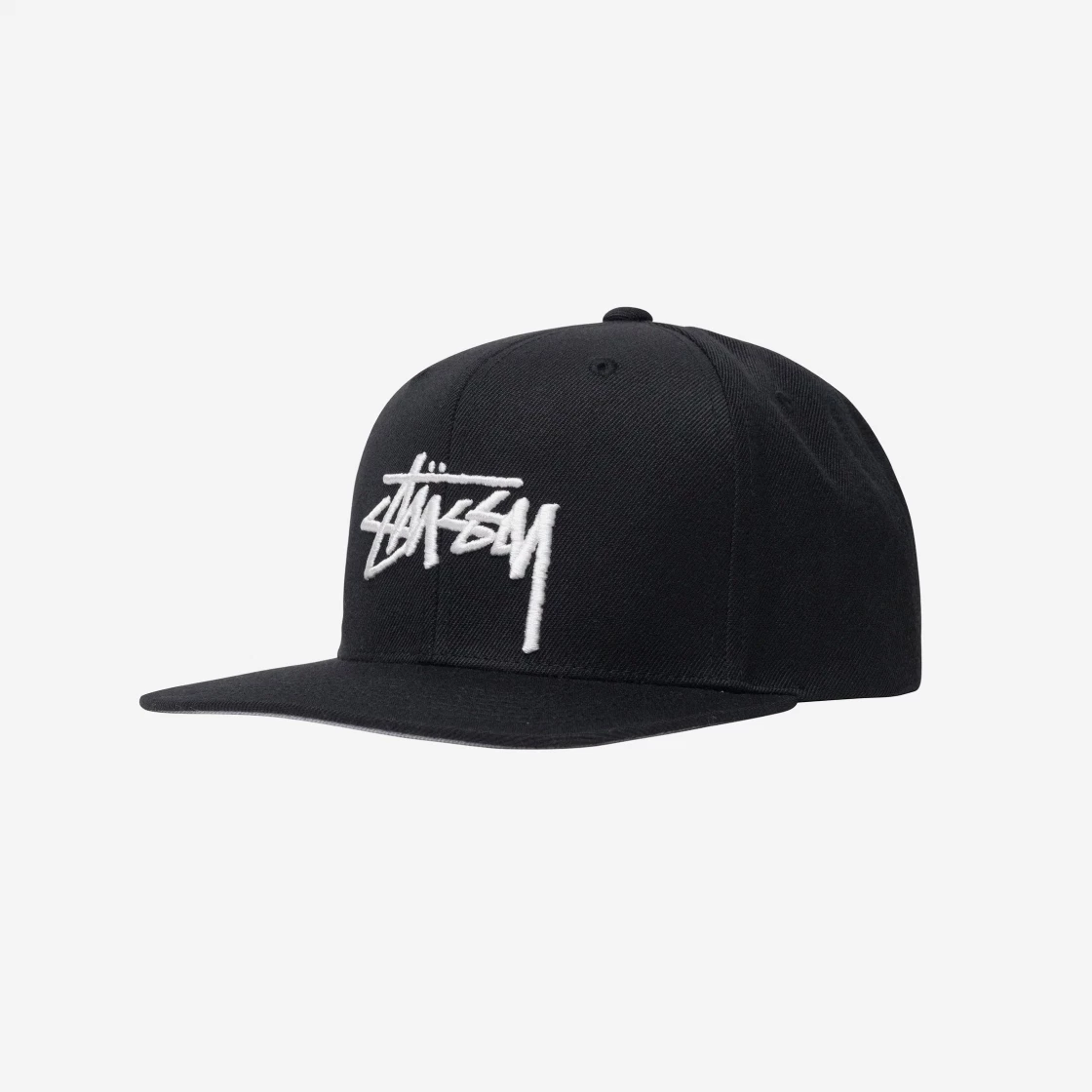 ช้อป Stussy Big Stock High Crown Cap Blackของแท้ที่ SASOM