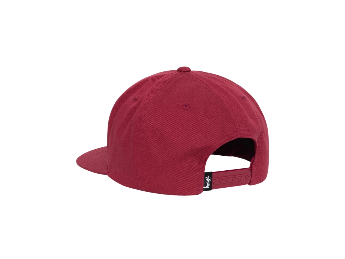 Buy Stussy Big Stock Point Crown Cap Berry | SASOM