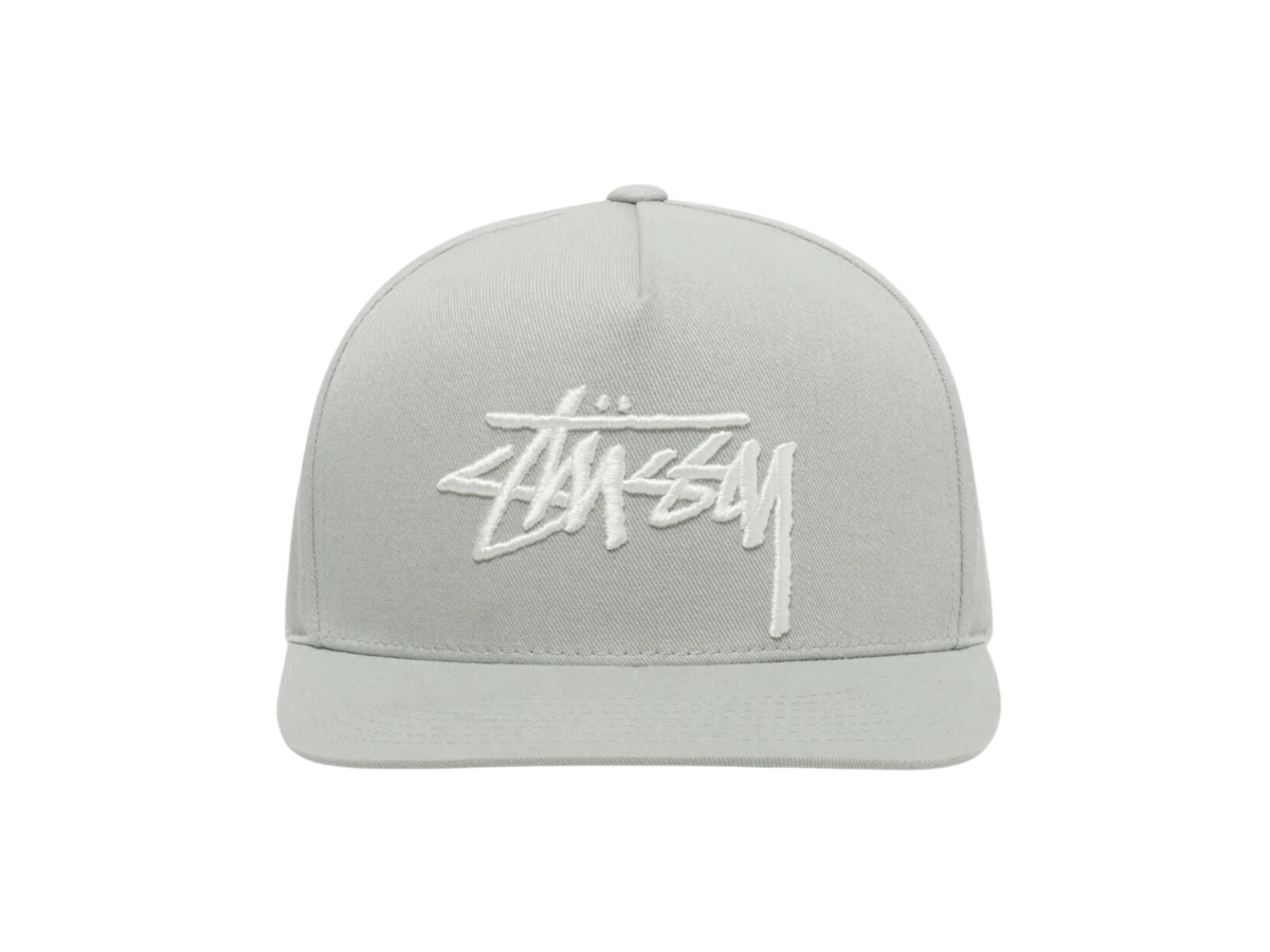 Buy Stussy Big Stock Point Crown Cap Grey | SASOM