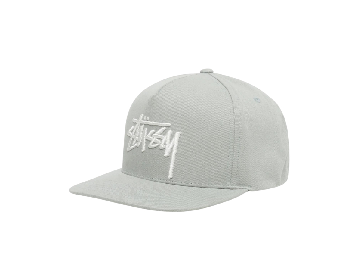 Buy Stussy Big Stock Point Crown Cap Grey | SASOM