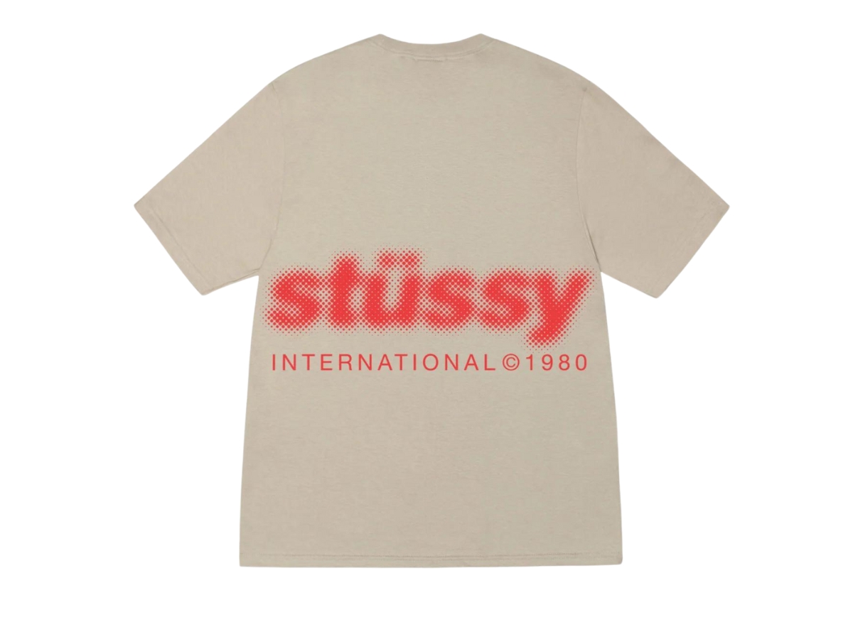 ช้อป Stussy Blur Tee Khakiของแท้ที่ SASOM