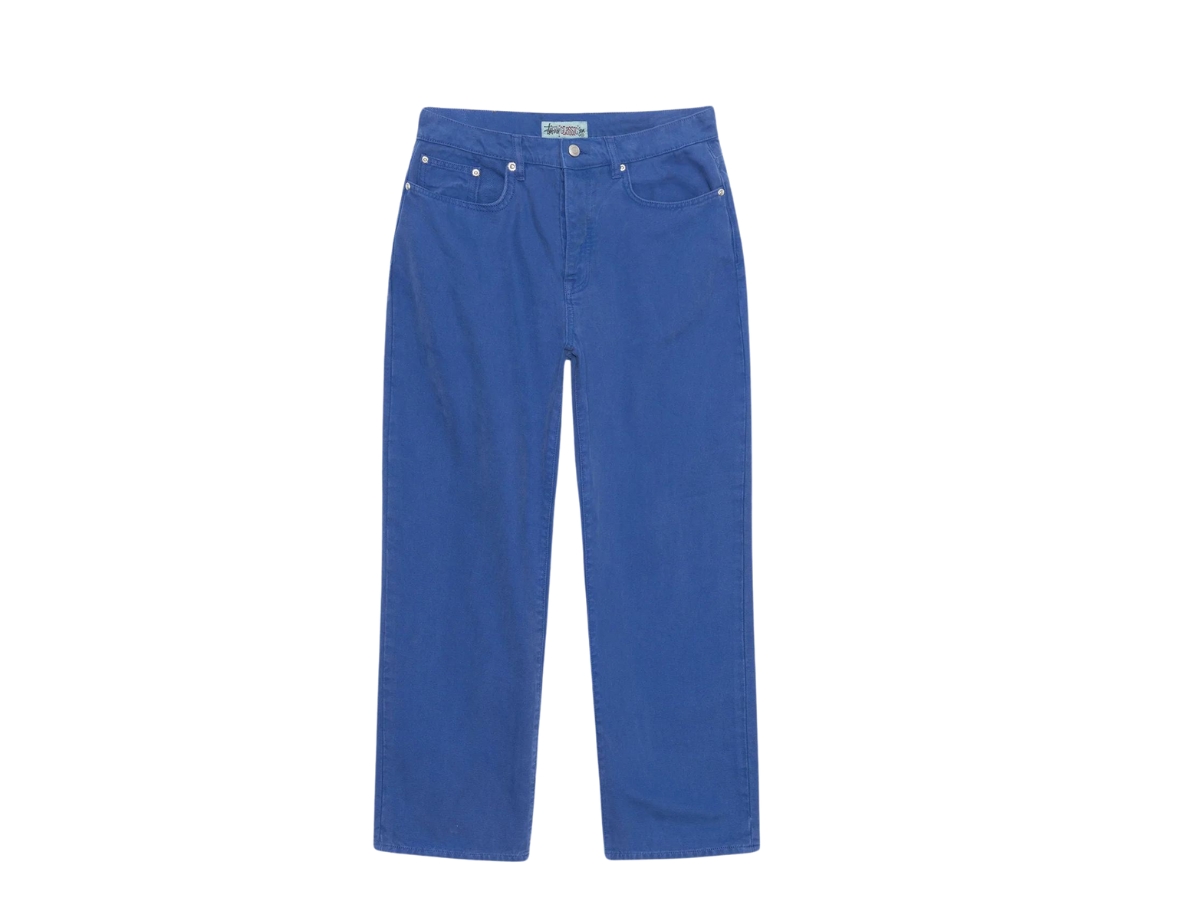 Buy Stussy Classic Jean Washed Canvas Baja Blue | SASOM