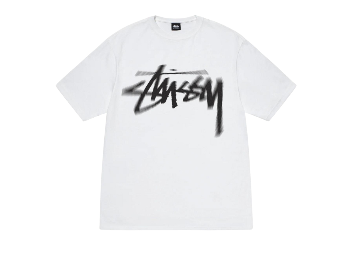 ช้อป Stussy Dizzy Stock Tee Whiteของแท้ที่ SASOM