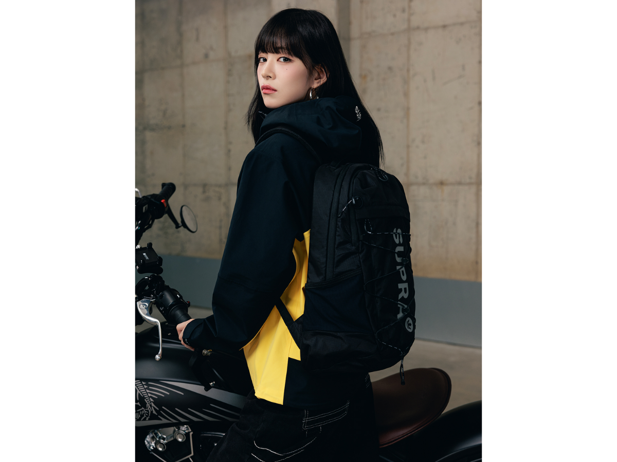 Buy Surpa Ripstop String Point Backpack Black | SASOM