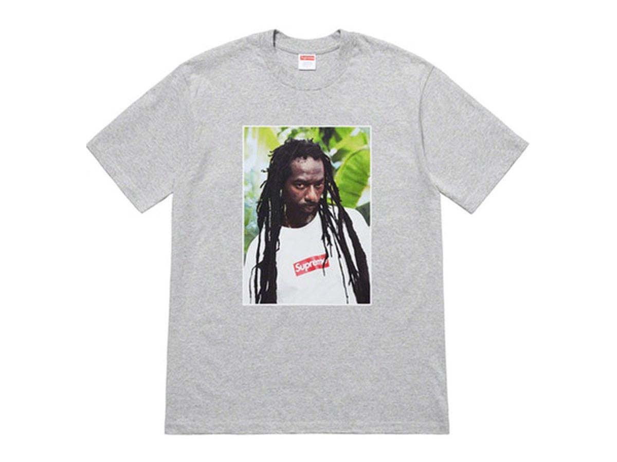 SASOM | เสื้อผ้า Supreme Buju Banton Tee Heather Grey เช็คราคาล่าสุด