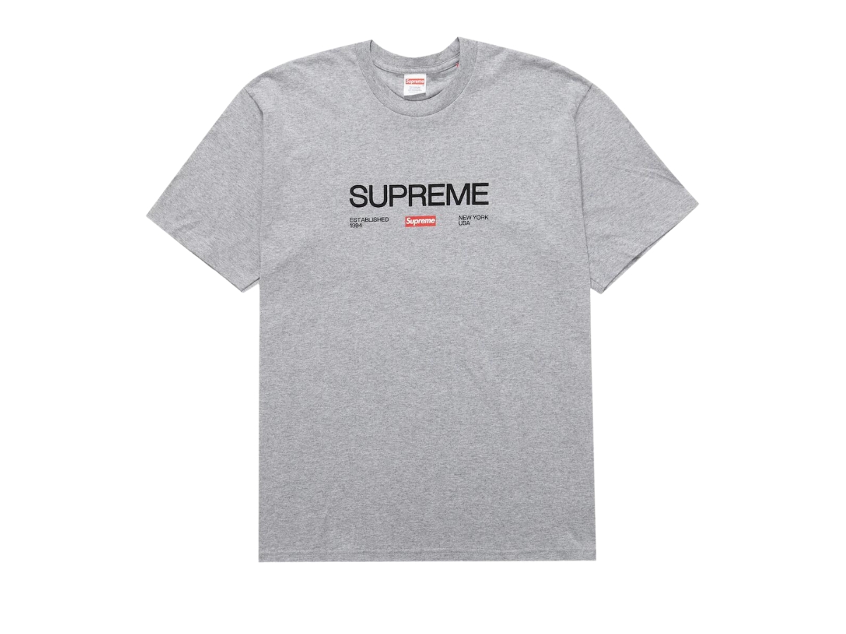 ช้อป Supreme Est. 1994 Tee Heather Greyของแท้ที่ SASOM