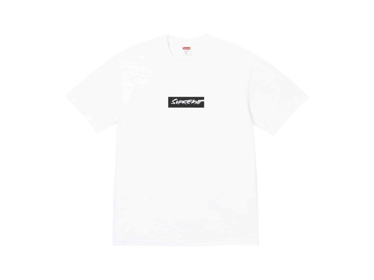 ช้อป Supreme Futura Box Logo Tee White (SS24)ของแท้ที่ SASOM