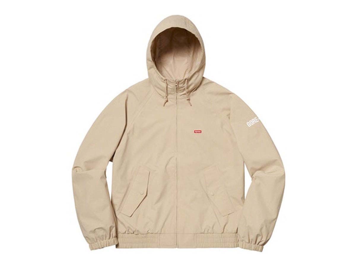 Buy Supreme GORE TEX Hooded Harrington Jacket Tan | SASOM