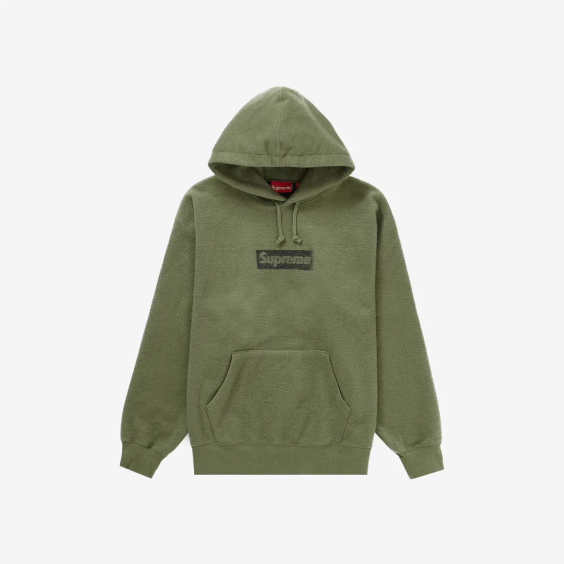 Supreme Inside Out Box Logo Hooded Sweatshirt Light Olive - 23SS