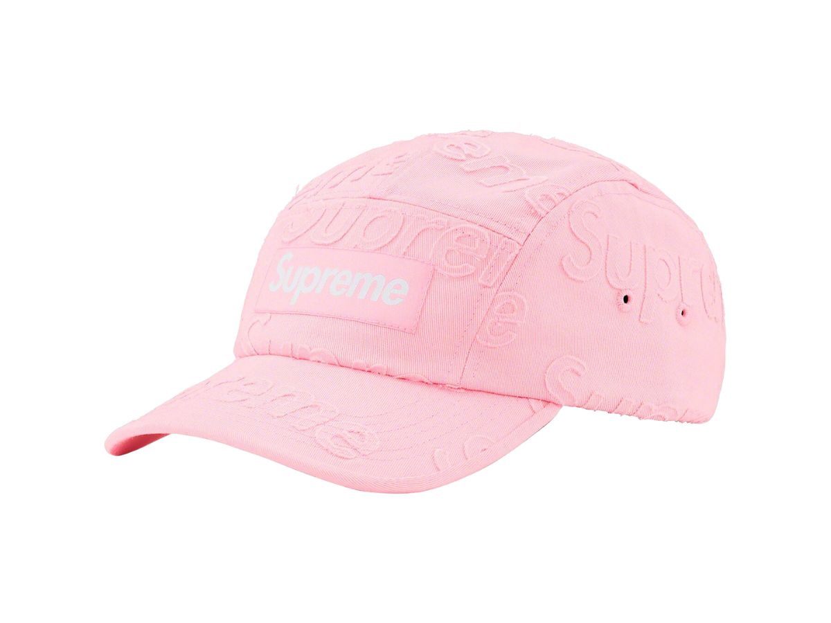 SASOM | accessories Supreme Lasered Twill Camp Cap Pink Check the ...