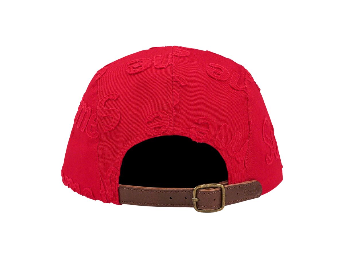 Supreme Lasered Twill Camp Cap Red Shop Authentic at SASOM