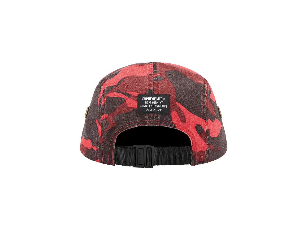 SASOM | เครื่องประดับ Supreme Military Camp Cap Red Camo (SS23) เช็ค ...