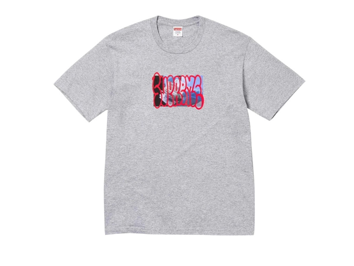 ช้อป Supreme Payment Tee Heather Greyของแท้ที่ SASOM
