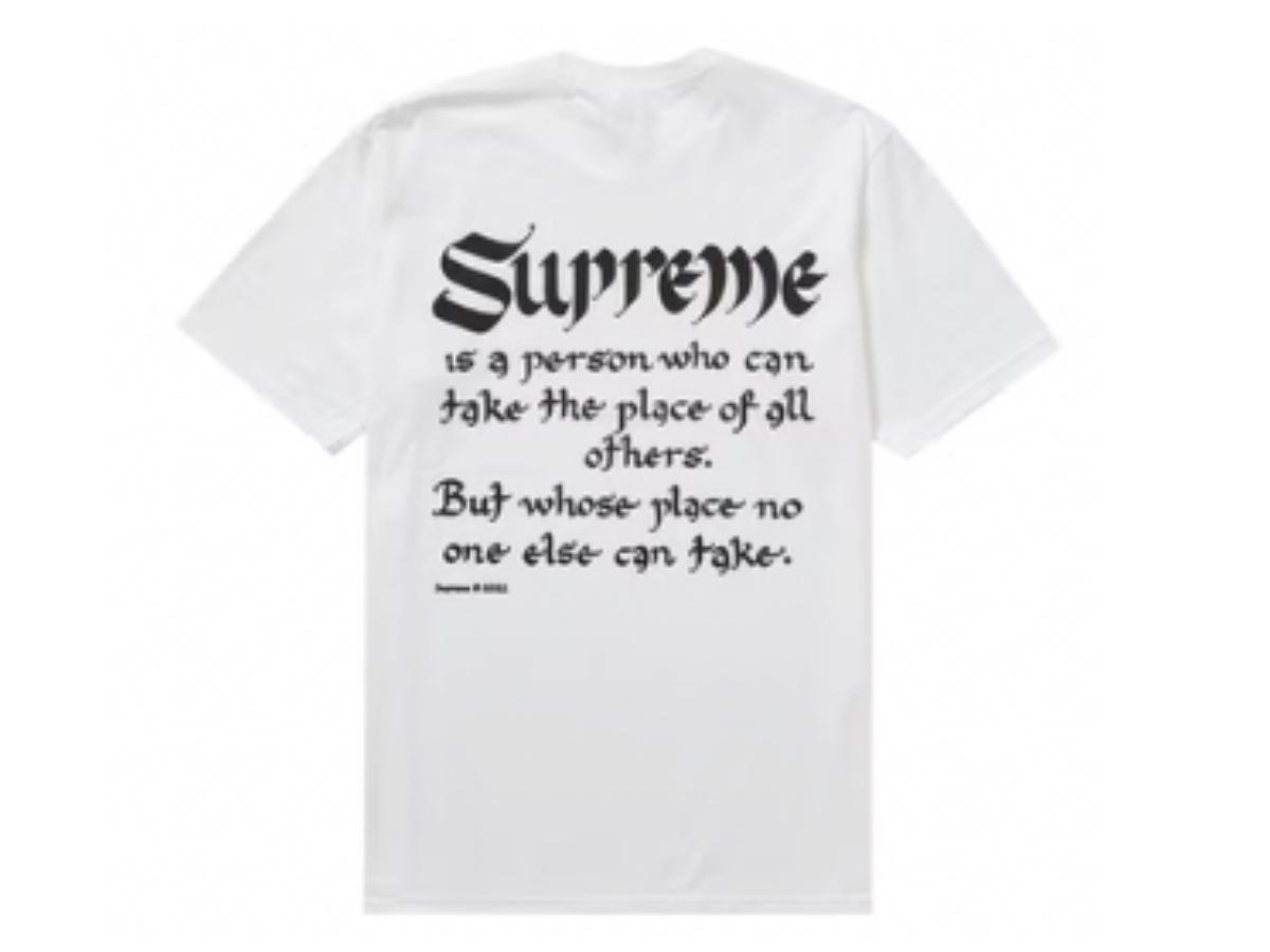 Supreme Person Tee White Shop Authentic at SASOM