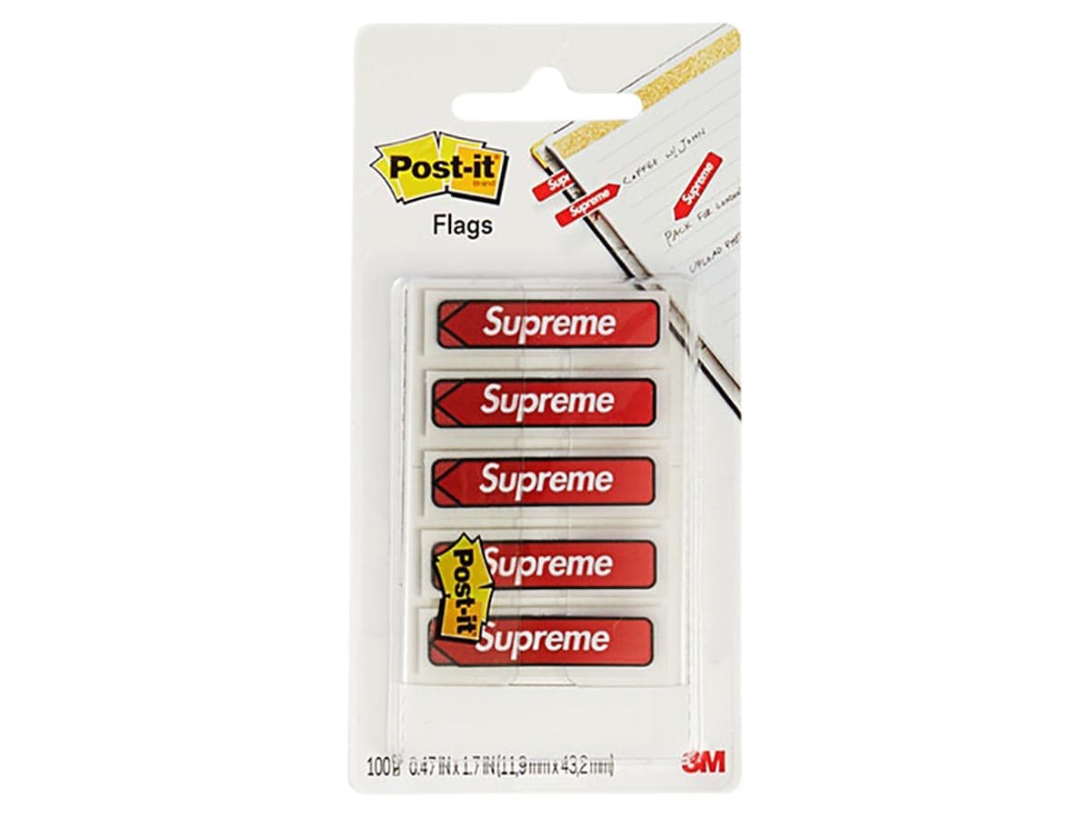 Supreme Post-it Flags Red Shop Authentic at SASOM