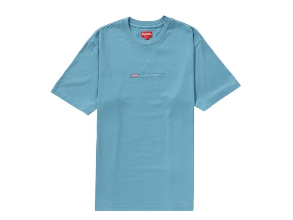 Buy Supreme Property Label S/S Top Light Slate | SASOM