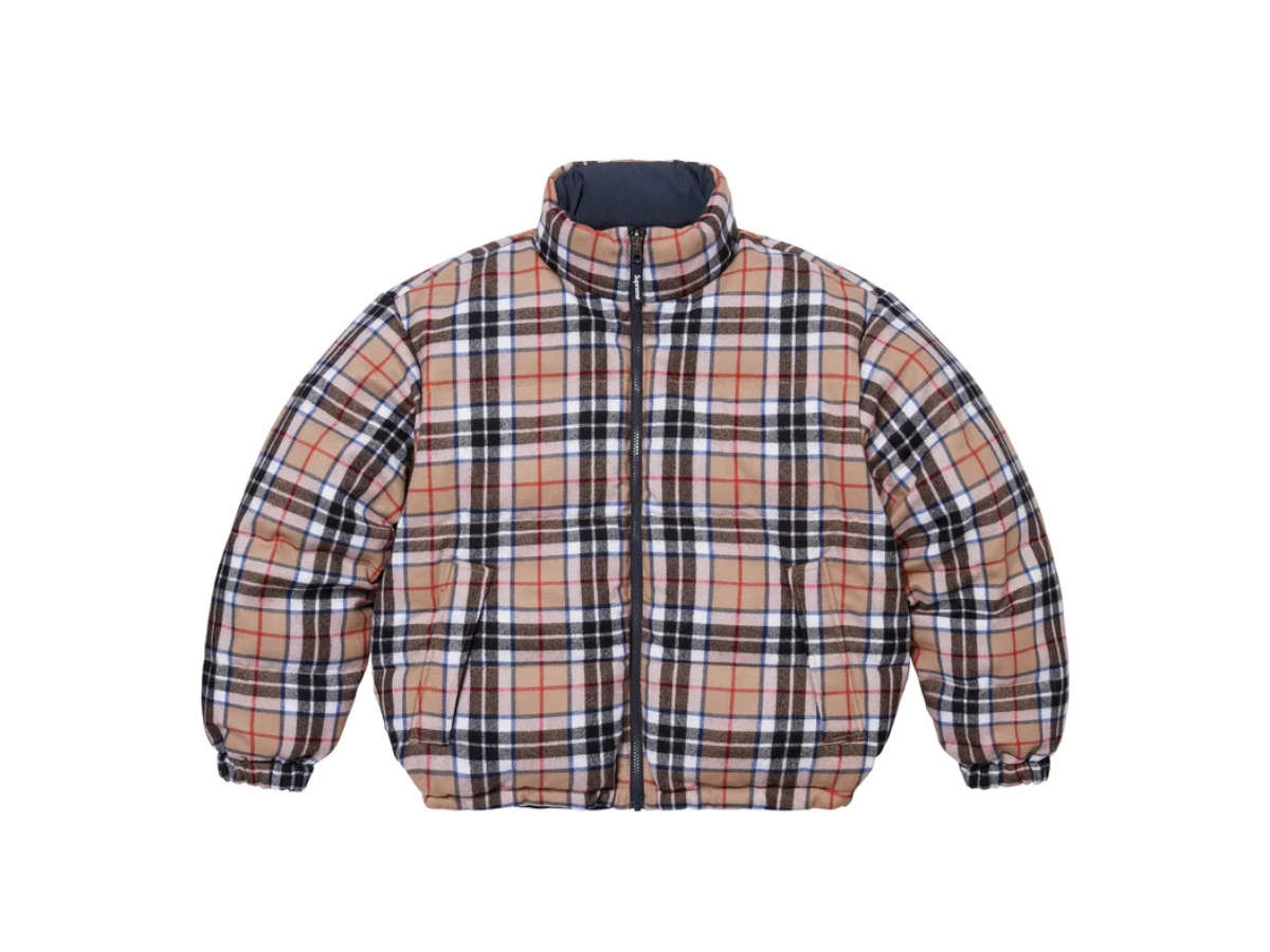 Buy Supreme Reversible Puffer Jacket Navy (FW24) | SASOM