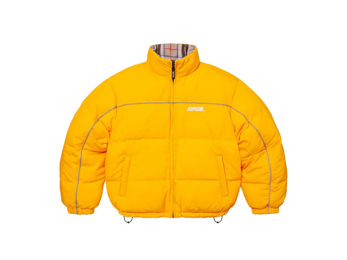 Buy Supreme Reversible Puffer Jacket Yellow (FW24) | SASOM