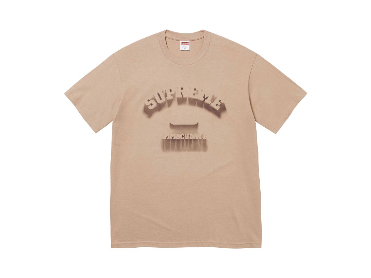 Supreme Shadow Tee Khaki (SS24) Shop Authentic at SASOM