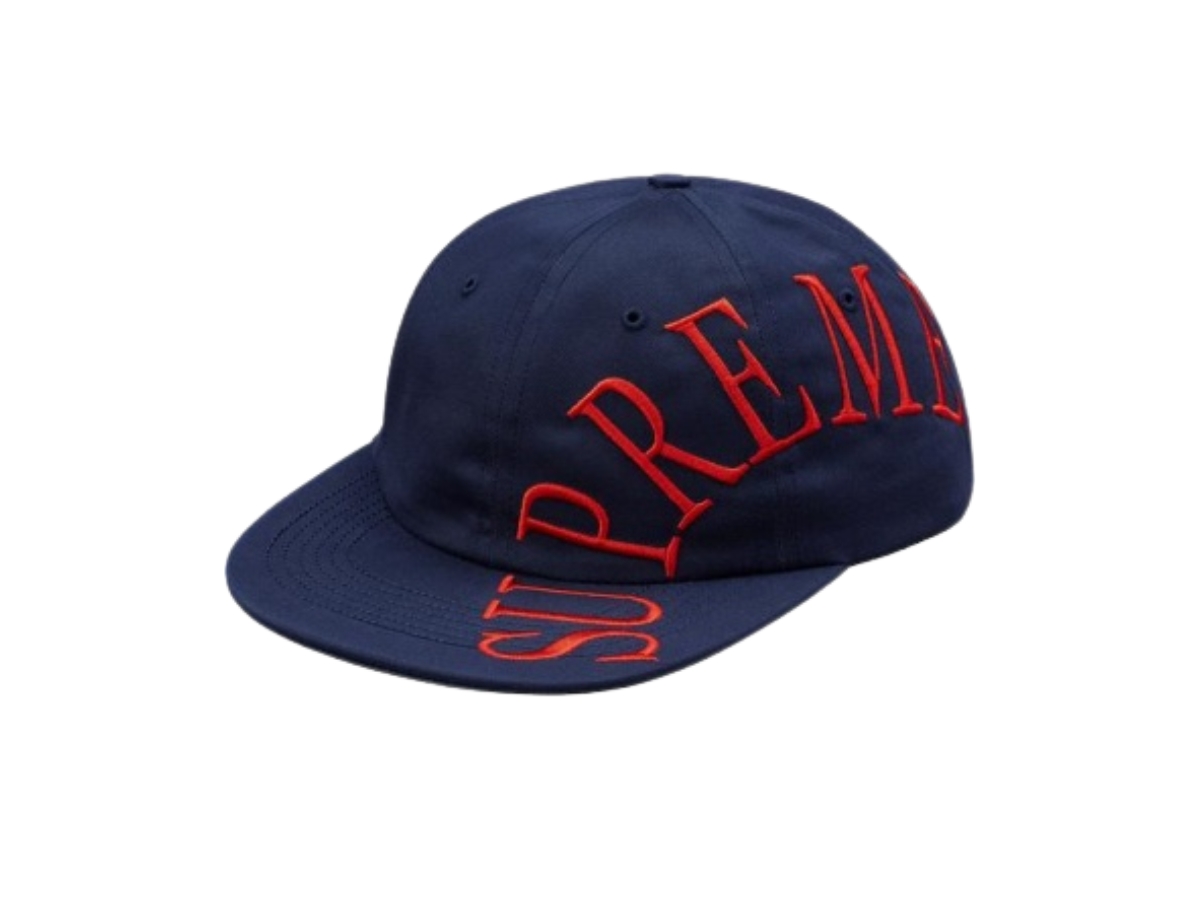 Supreme Side Arc 6-Panel Navy Blue Shop Authentic at SASOM