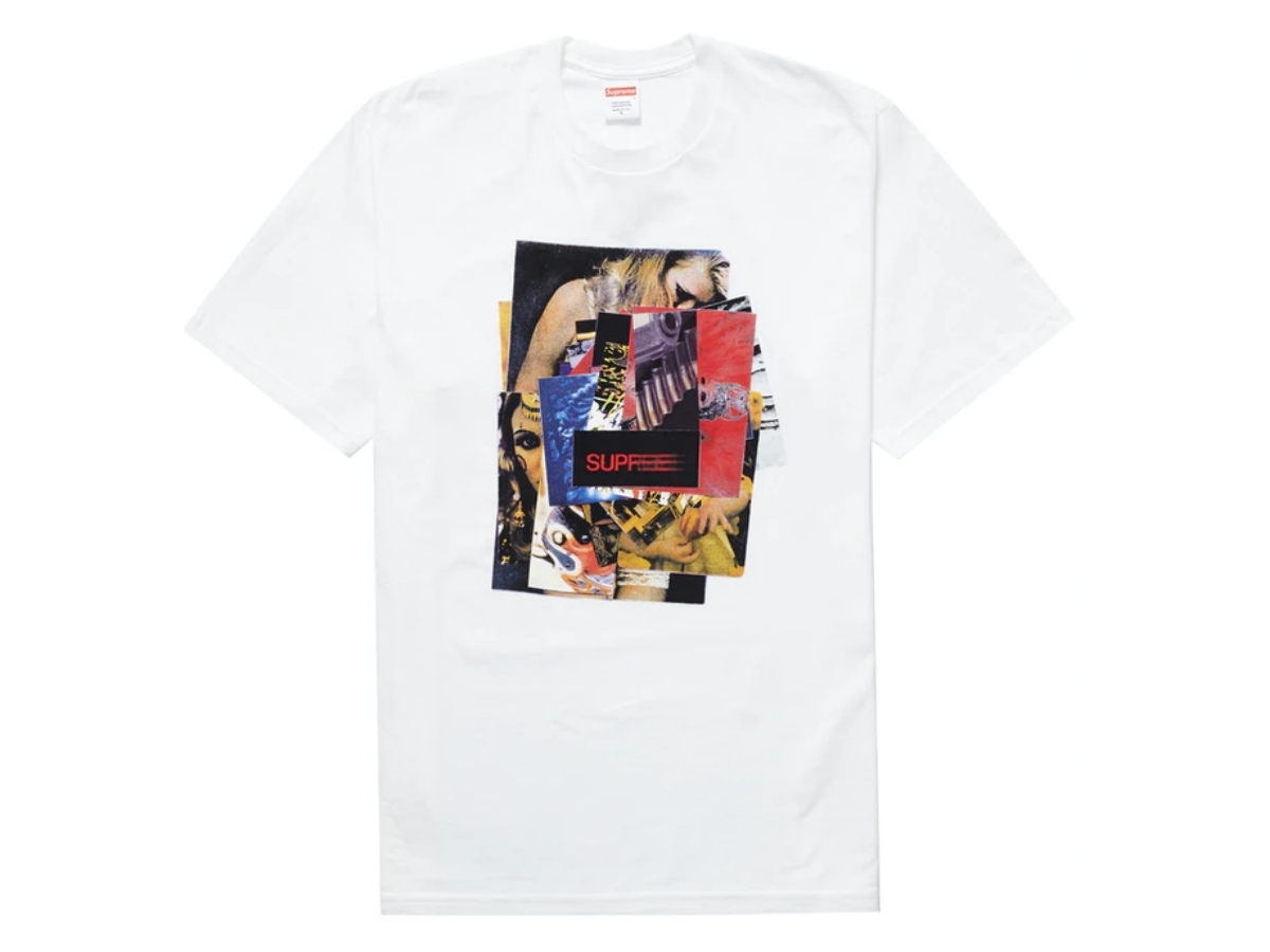 SASOM | เสื้อผ้า Supreme Stack Tee White เช็คราคาล่าสุด