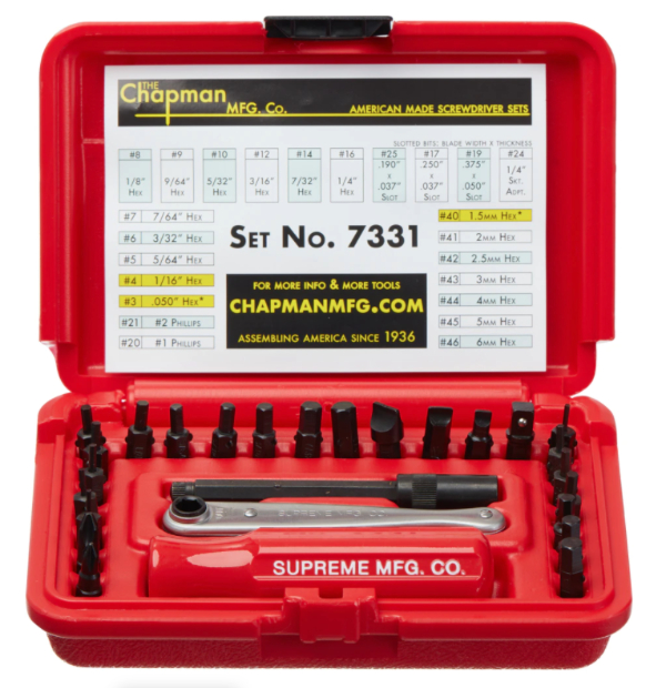 SASOM | เครื่องประดับ Supreme Chapman Screwdriver Set Red เช็คราคาล่าสุด