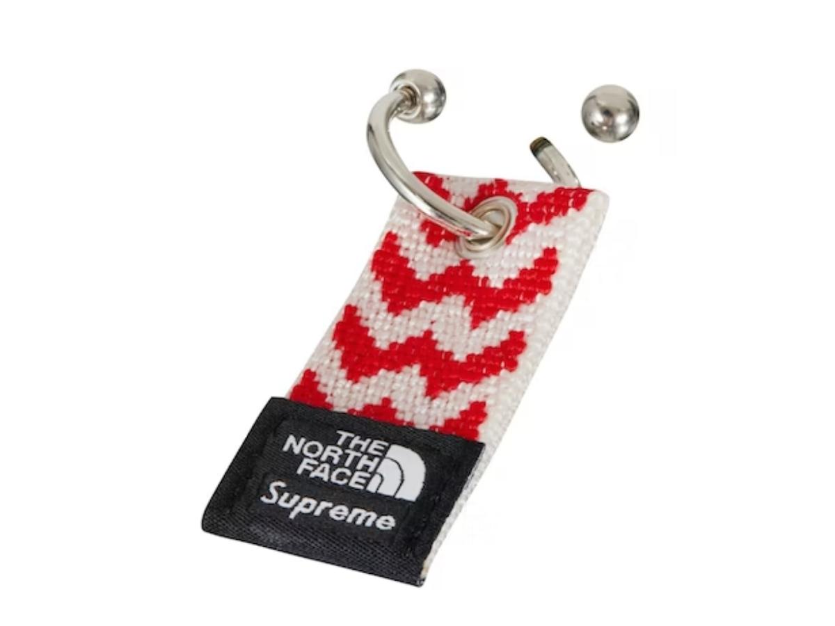Buy Supreme The North Face Woven Keychain Red | SASOM