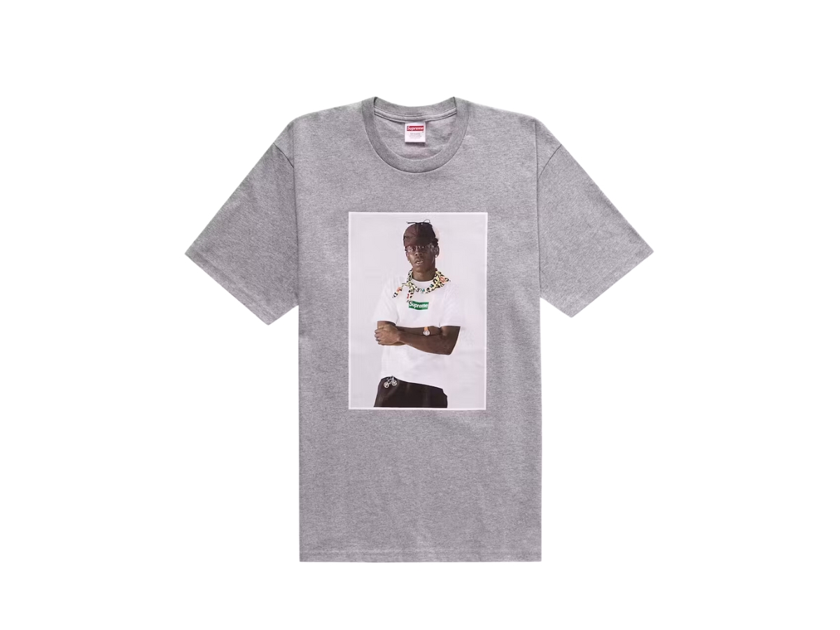 Supreme Tyler The Creator Tee Grey Shop Authentic at SASOM