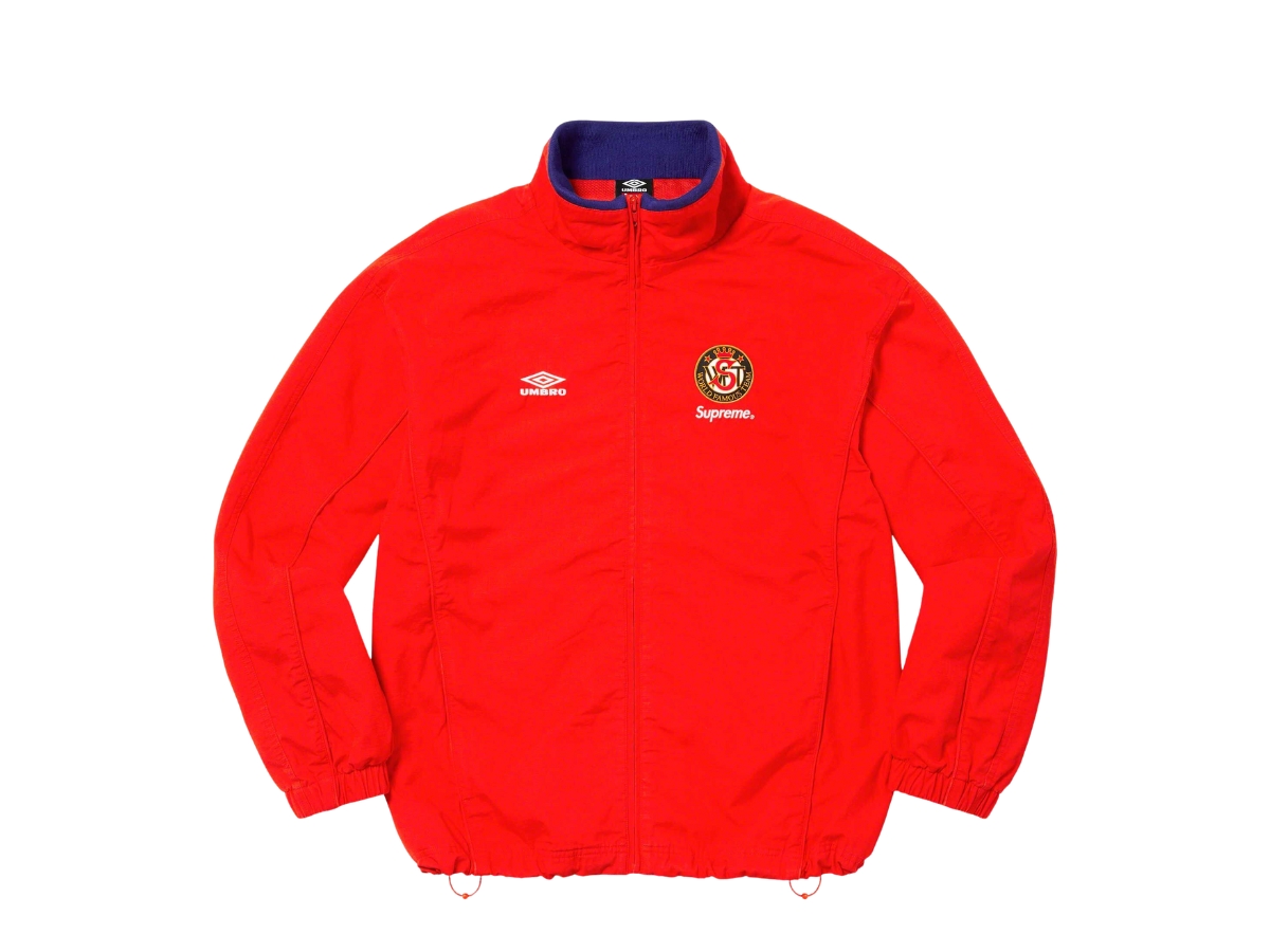 Supreme Umbro Cotton Ripstop Track Jacket Red (FW23)