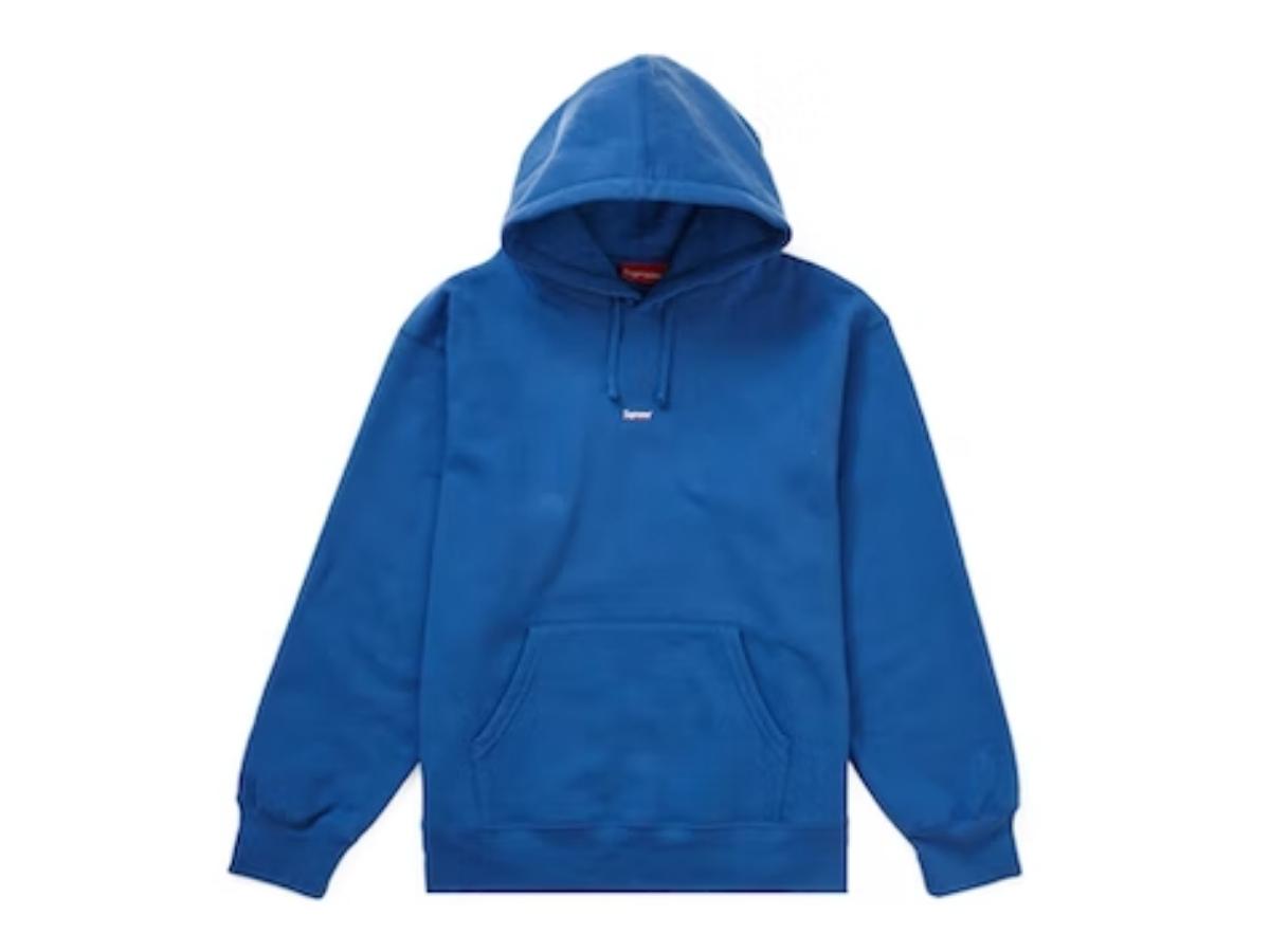SASOM | apparel Supreme Underline Hooded Sweatshirt Washed Royal Check ...