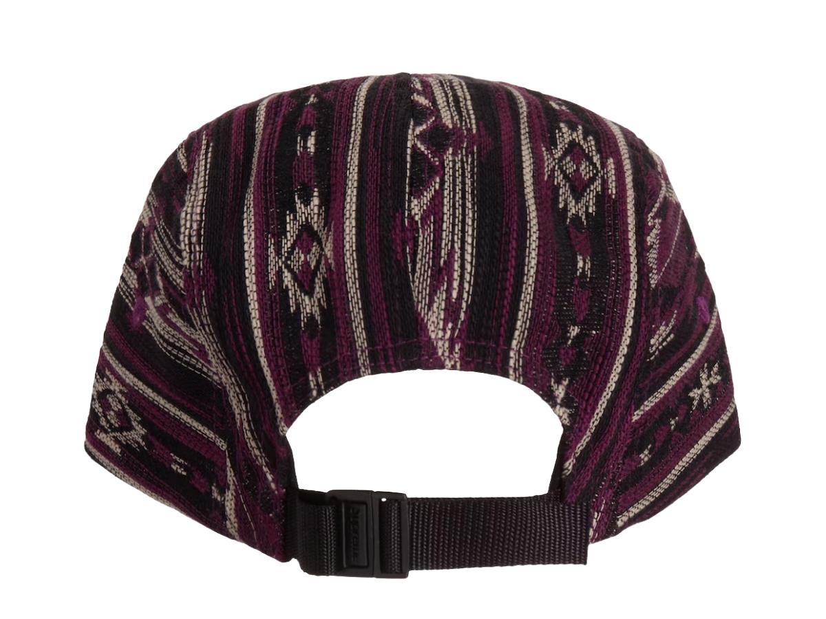 ช้อป Supreme Woven Pattern Camp Cap Purpleของแท้ที่ SASOM