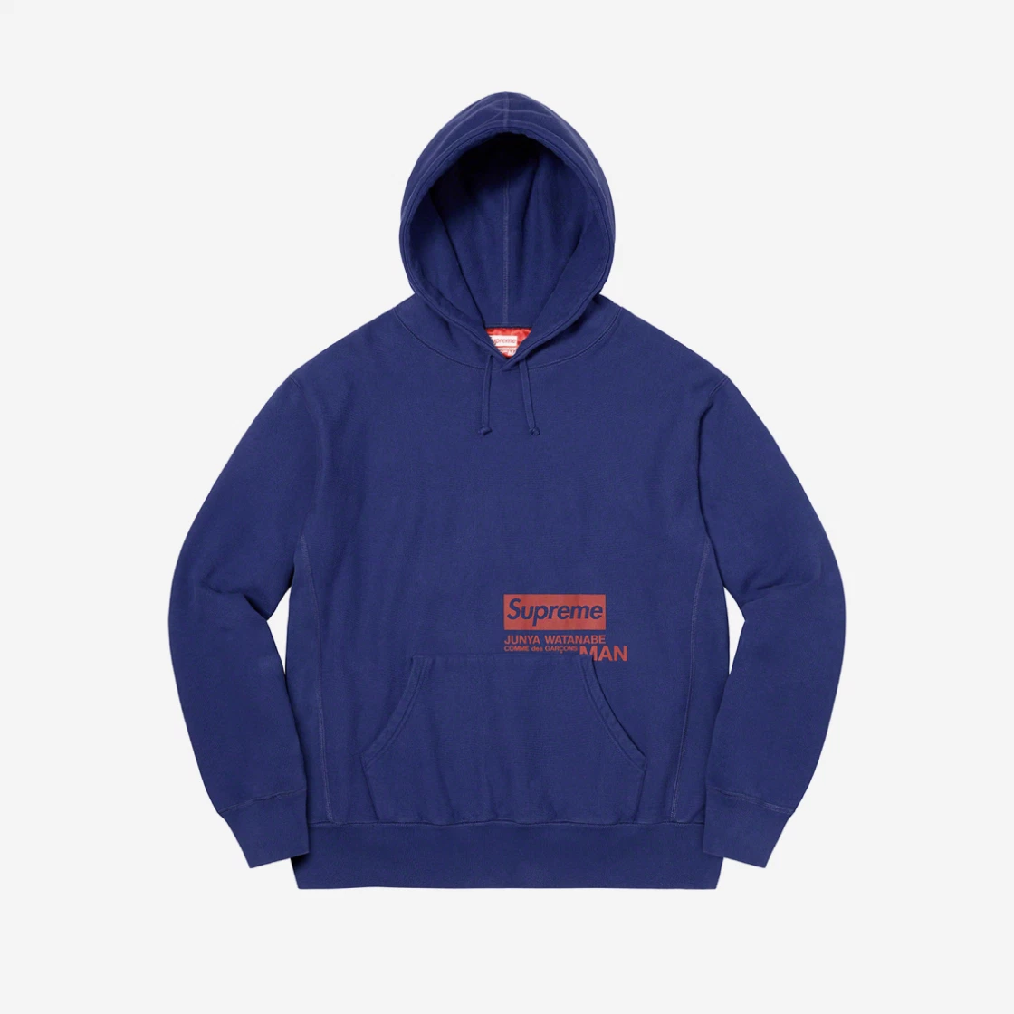 Supreme x Comme des Garcons Junya Watanabe Man Hooded Sweatshirt Royal - 21FW