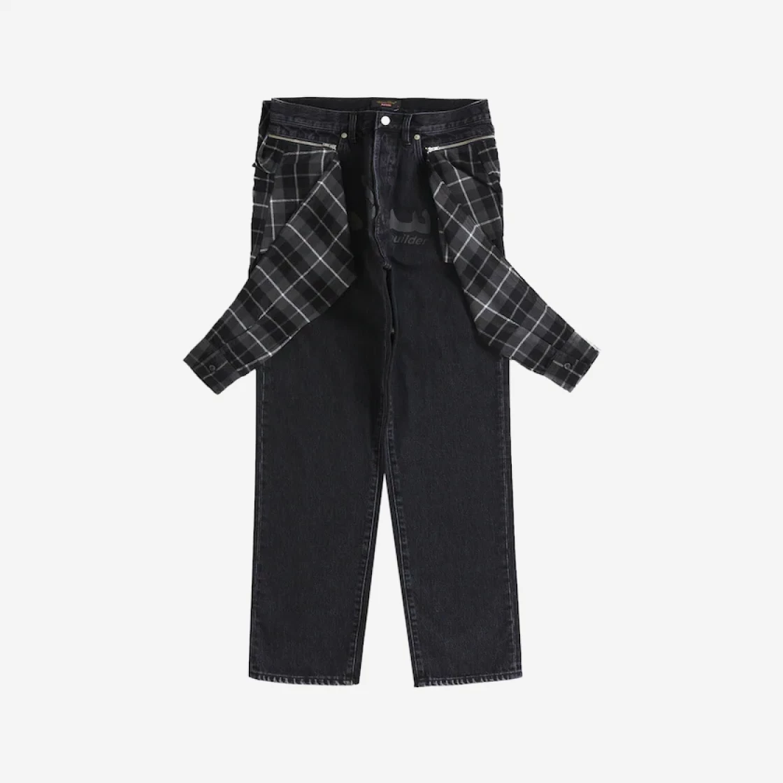 Supreme x Undercover Layered Jean Washed Black - 23SS