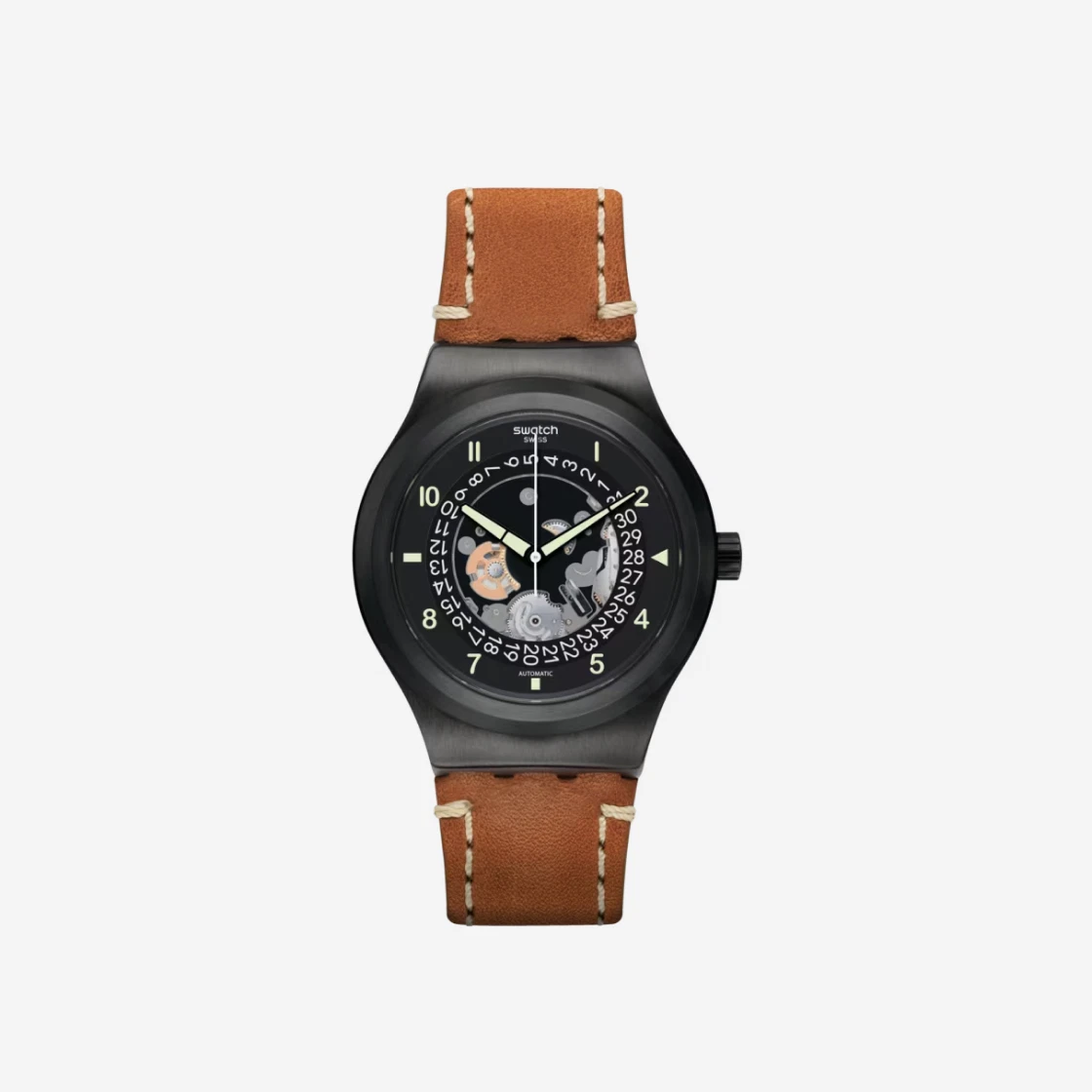 ช้อป Swatch Sistem Thought Quartz Brownของแท้ที่ SASOM