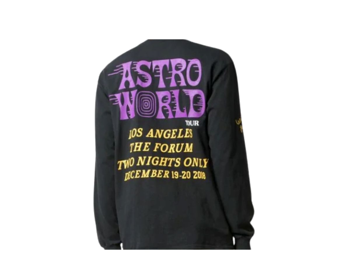 Travis Scott Astroworld LA Exclusive T-Shirt Black | ของแท้