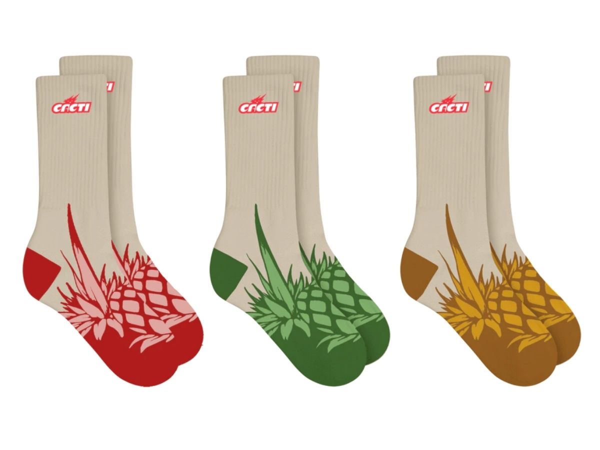 Travis Scott Cacti Agave Socks (Pack of 3) | ของแท้