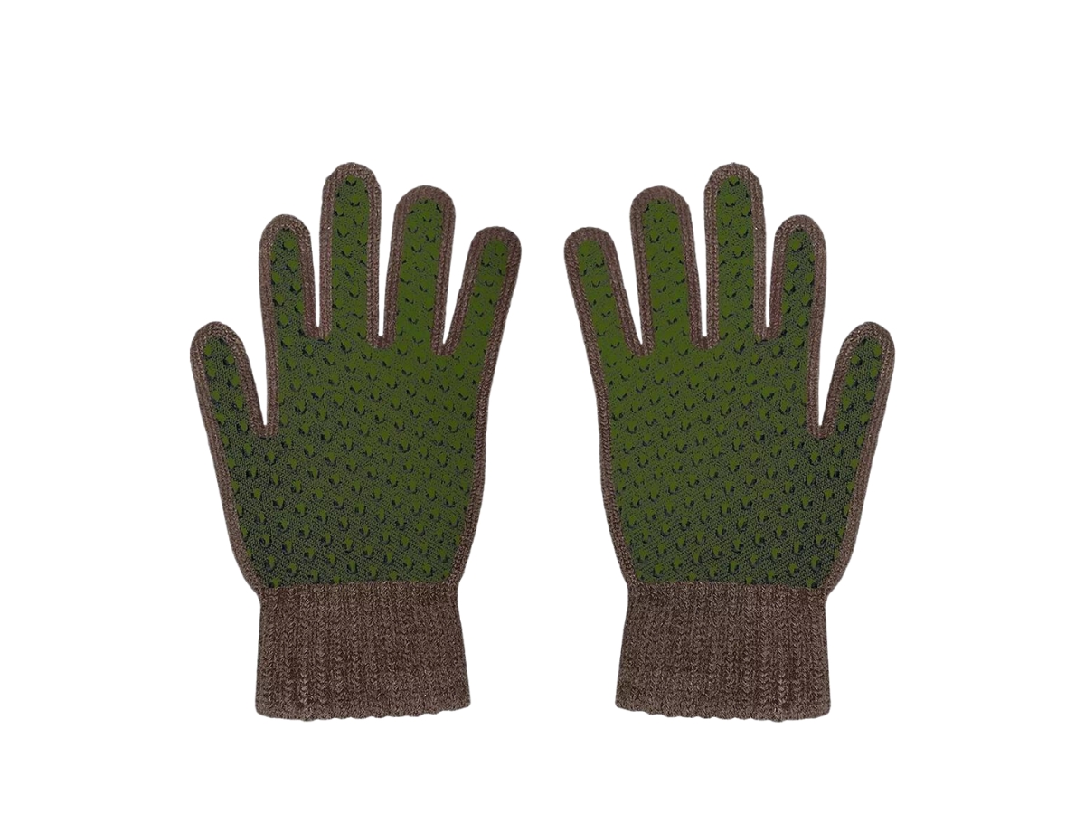 Travis Scott Cactus Jack Cross Gloves Brown | ของแท้