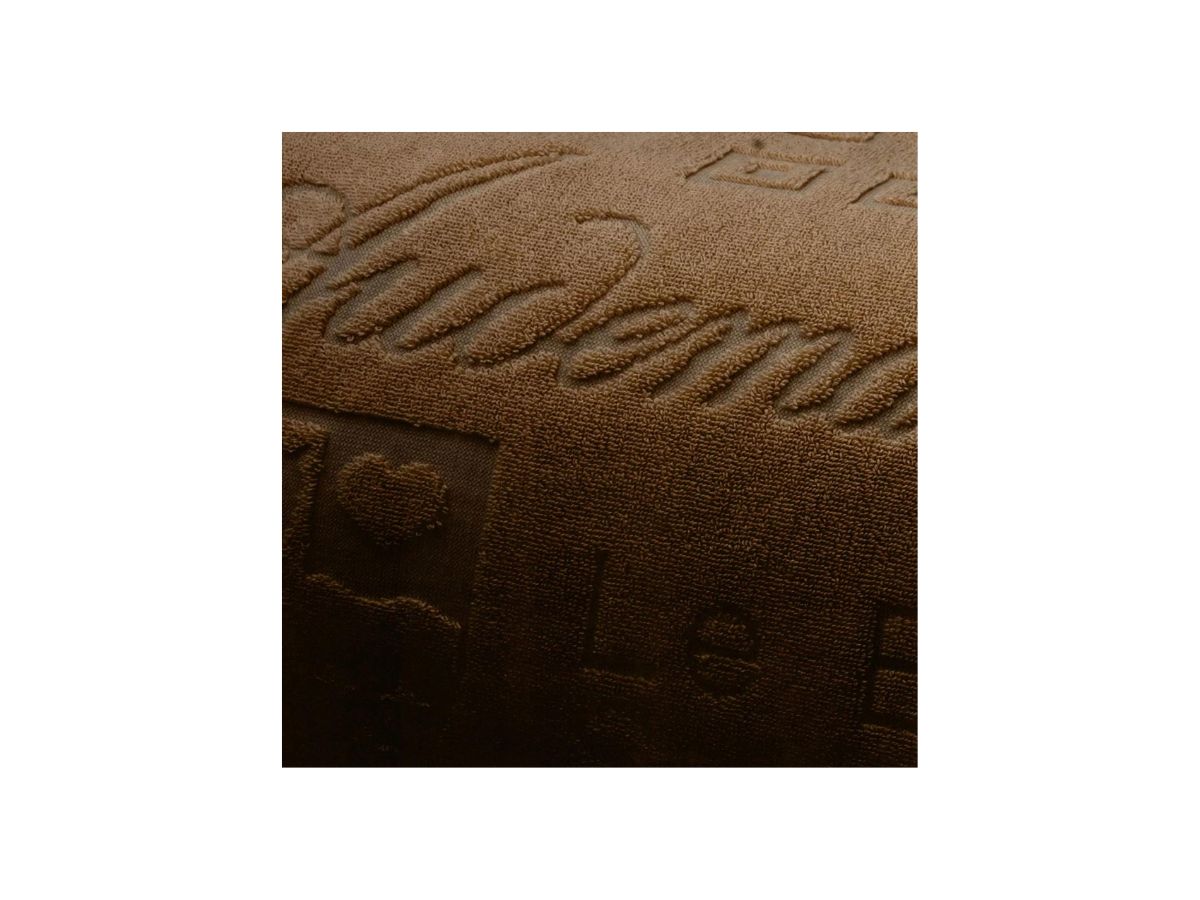 Travis Scott CJ X AP Logo Towel Dark Beige | ของแท้