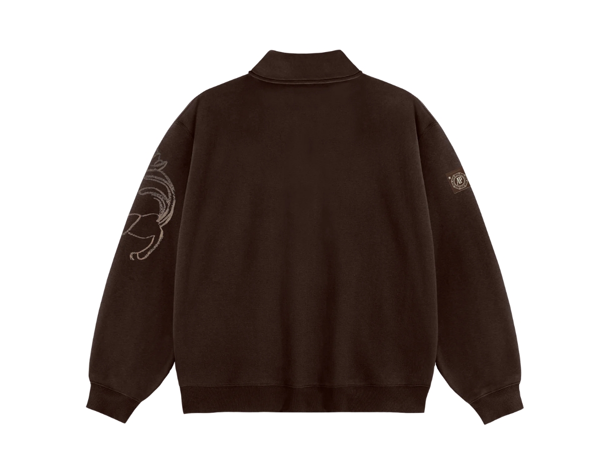 Buy Travis Scott CJ X AP Rugby Sweater Dark Brown | SASOM