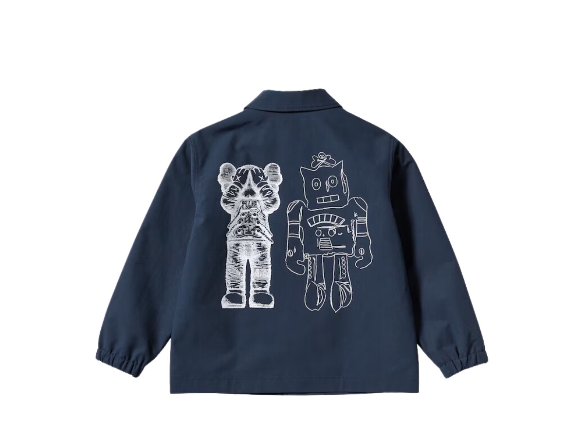 SASOM | เสื้อผ้า Uniqlo Kids KAWS + Warhol Coach Jacket Navy-473555 ...