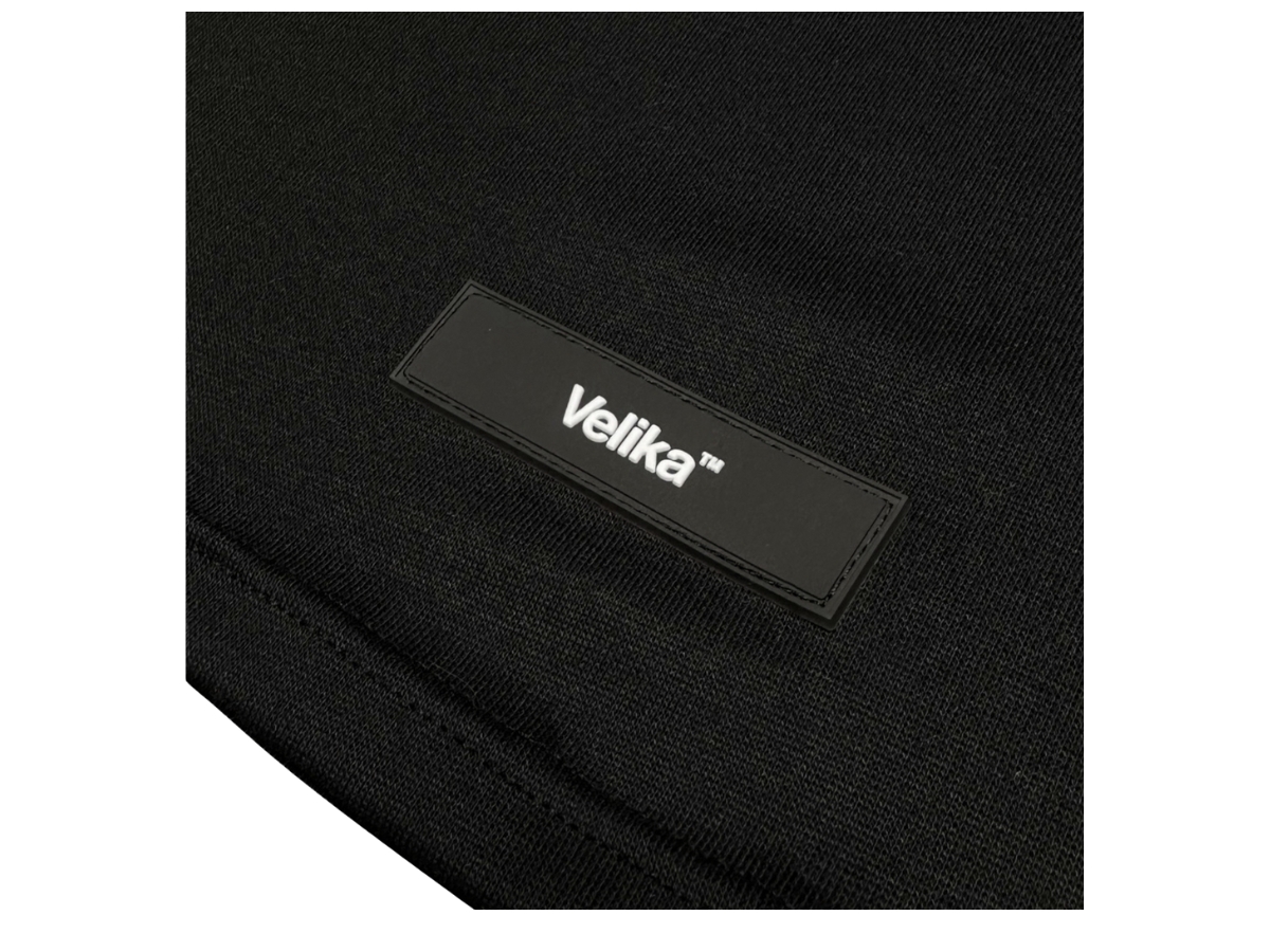 ช้อป Velika Double V Baby Crop Tee Blackของแท้ที่ SASOM