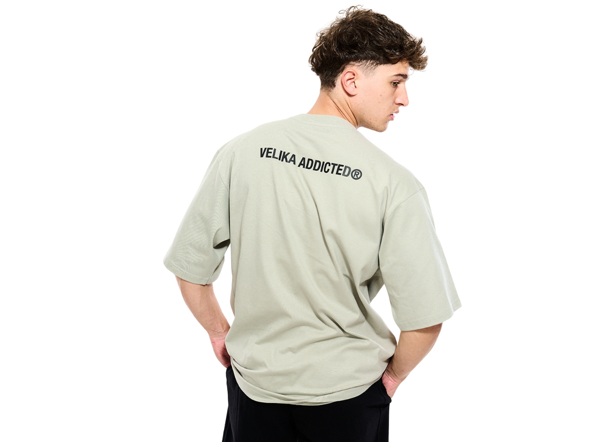 Velika Logo Oversize T-Shirt Jetgrey Shop Authentic at SASOM