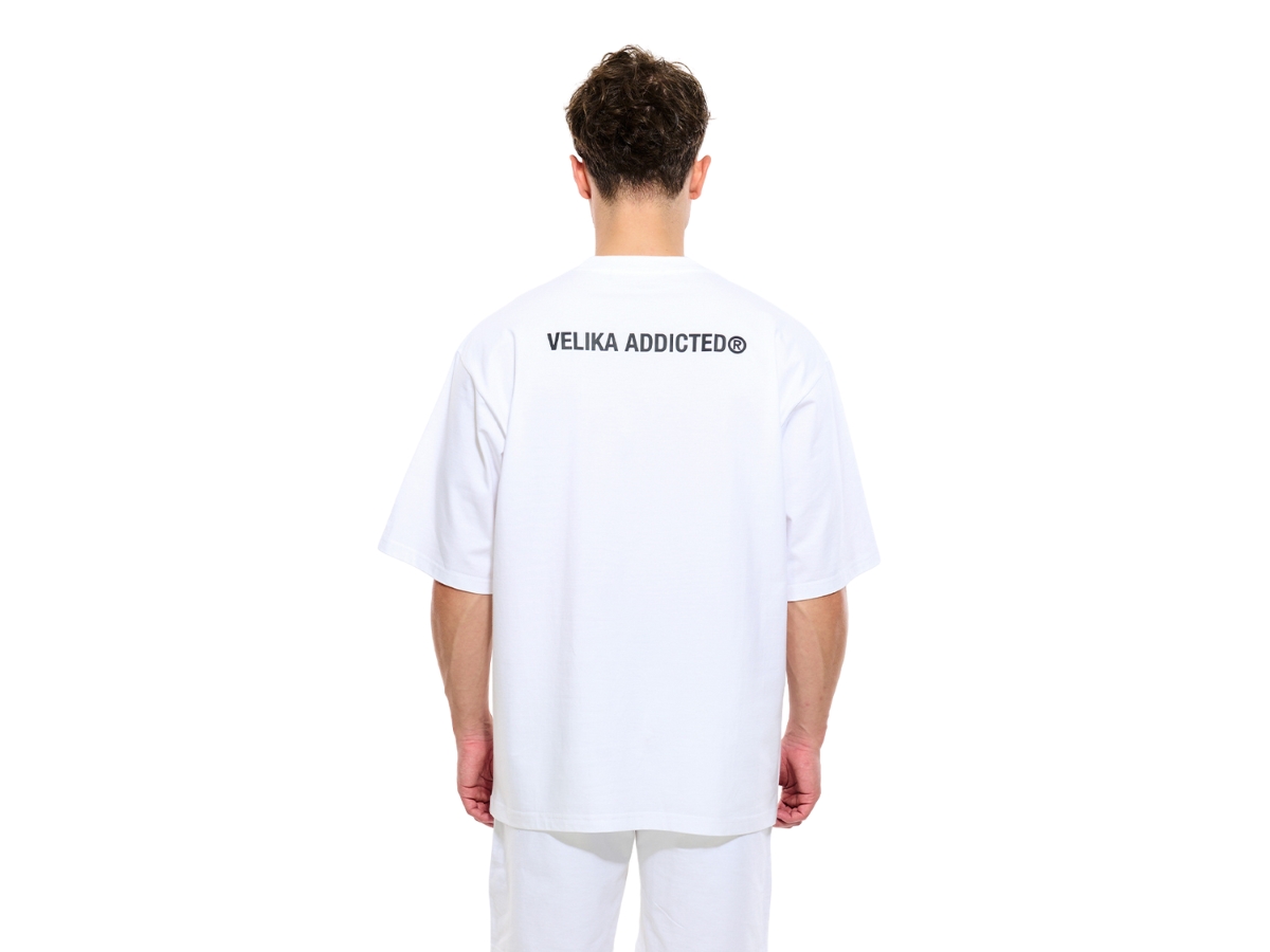 SASOM | เสื้อผ้า Velika Logo Oversize T-Shirt White เช็คราคาล่าสุด