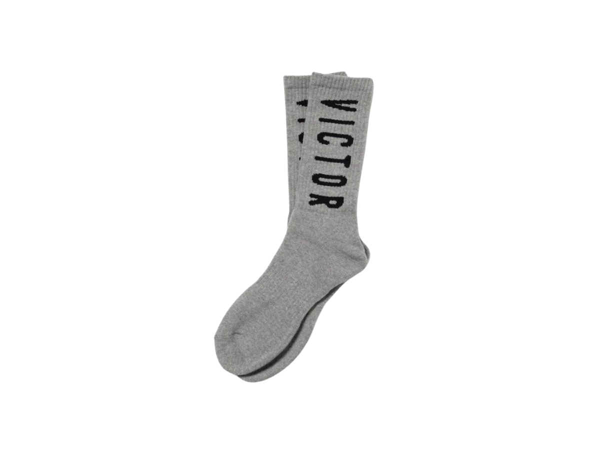 Victor Victor Logo Socks Gray Shop Authentic at SASOM