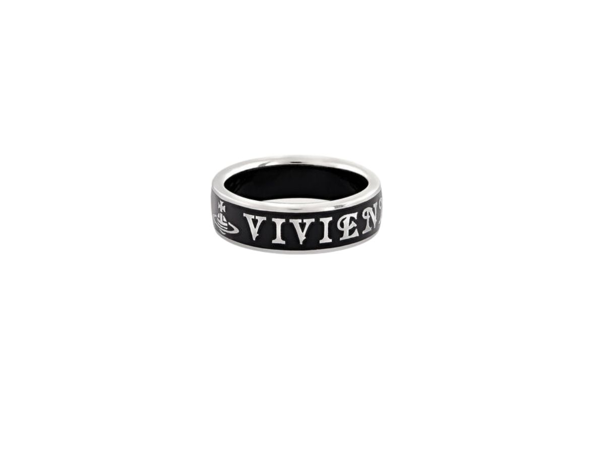 Vivienne Westwood Conduit Street Ring In Silver-Tone Plating Platinum